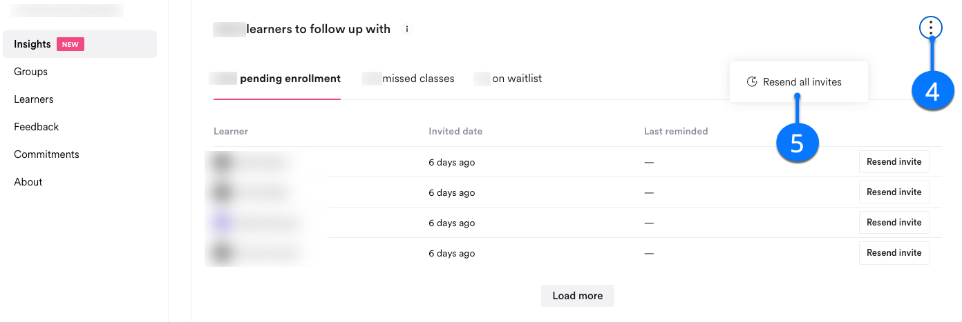 Send Program Invite Reminders – Hone Admin Support
