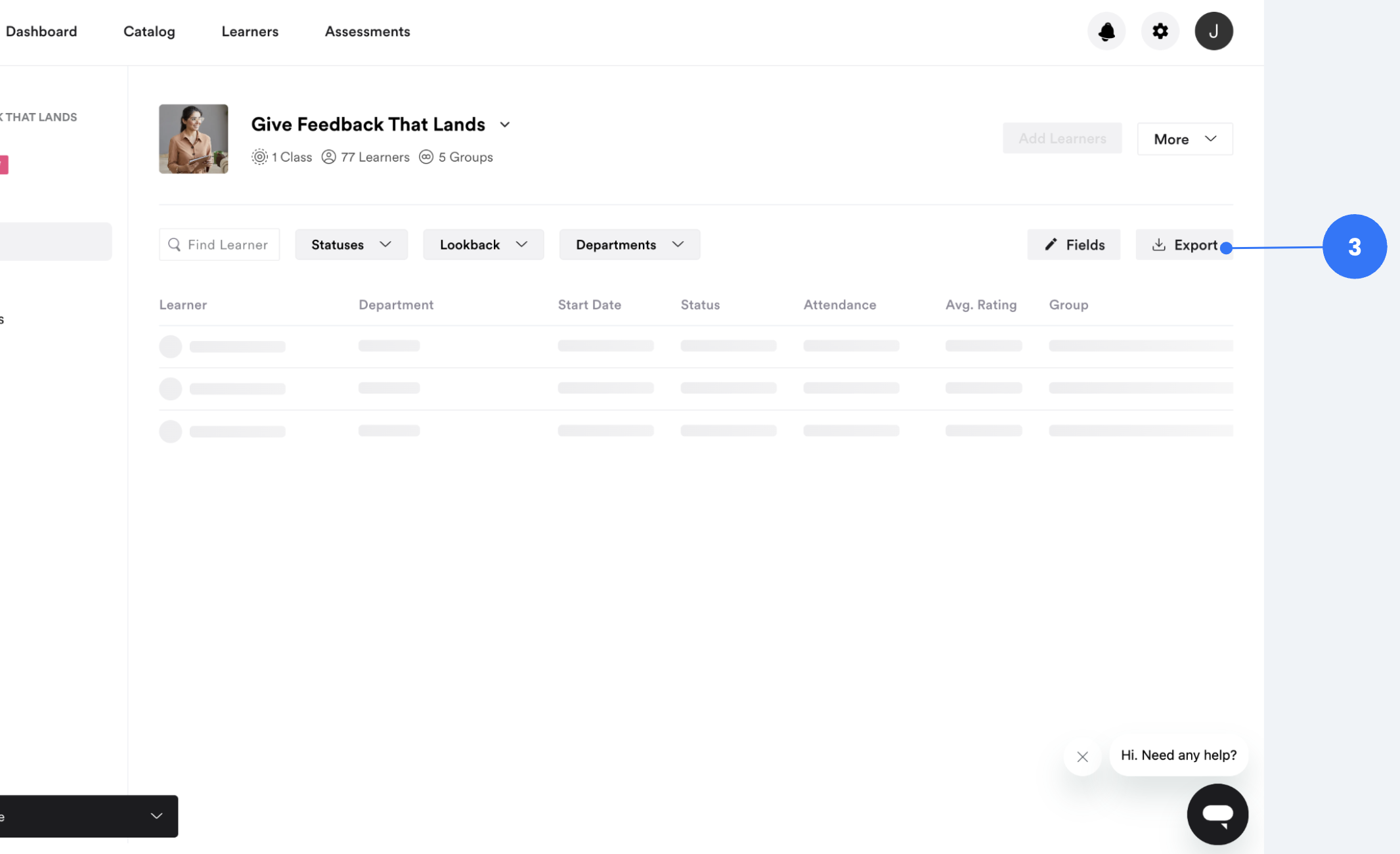 How to Export Learner Data – Hone Admin Support