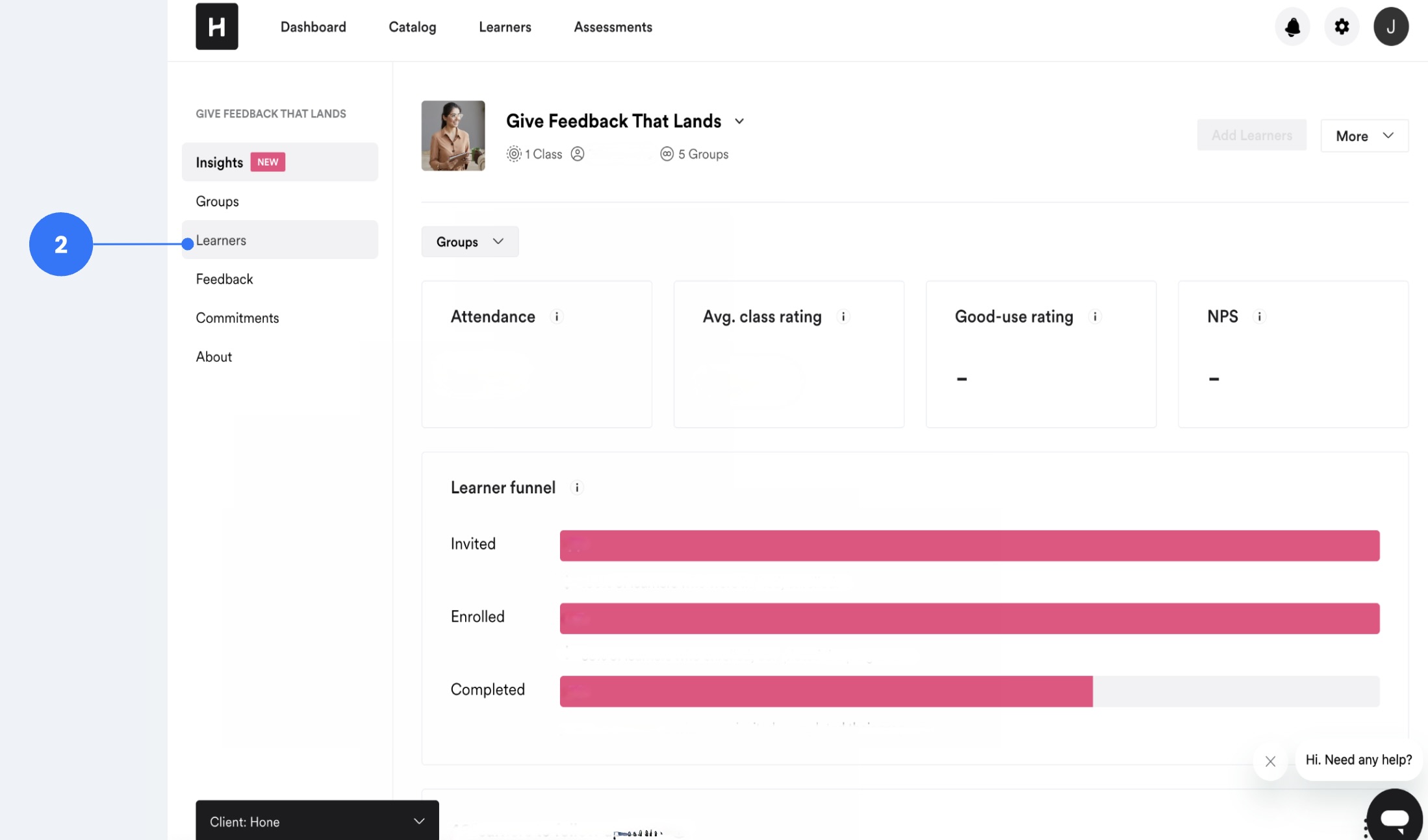 How to Export Learner Data – Hone Admin Support