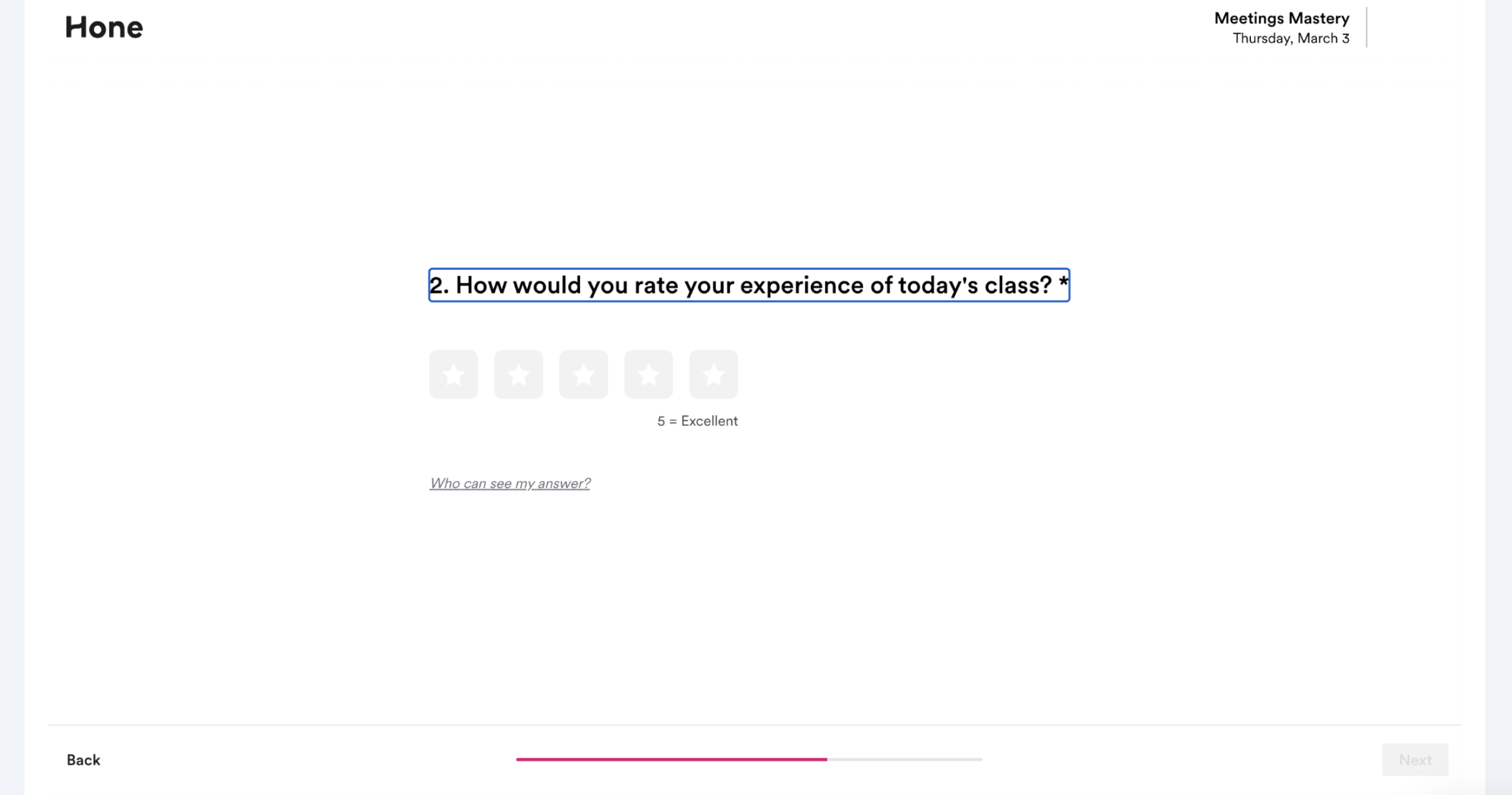 Learner Feedback and Class Commitments – Hone Admin Support